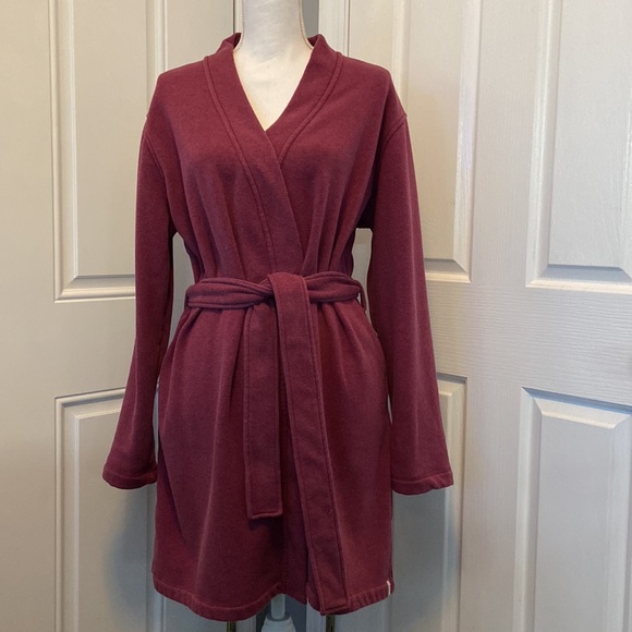 UGG | Intimates & Sleepwear | Ugg Clarence Wrap Robe In Port Large ...